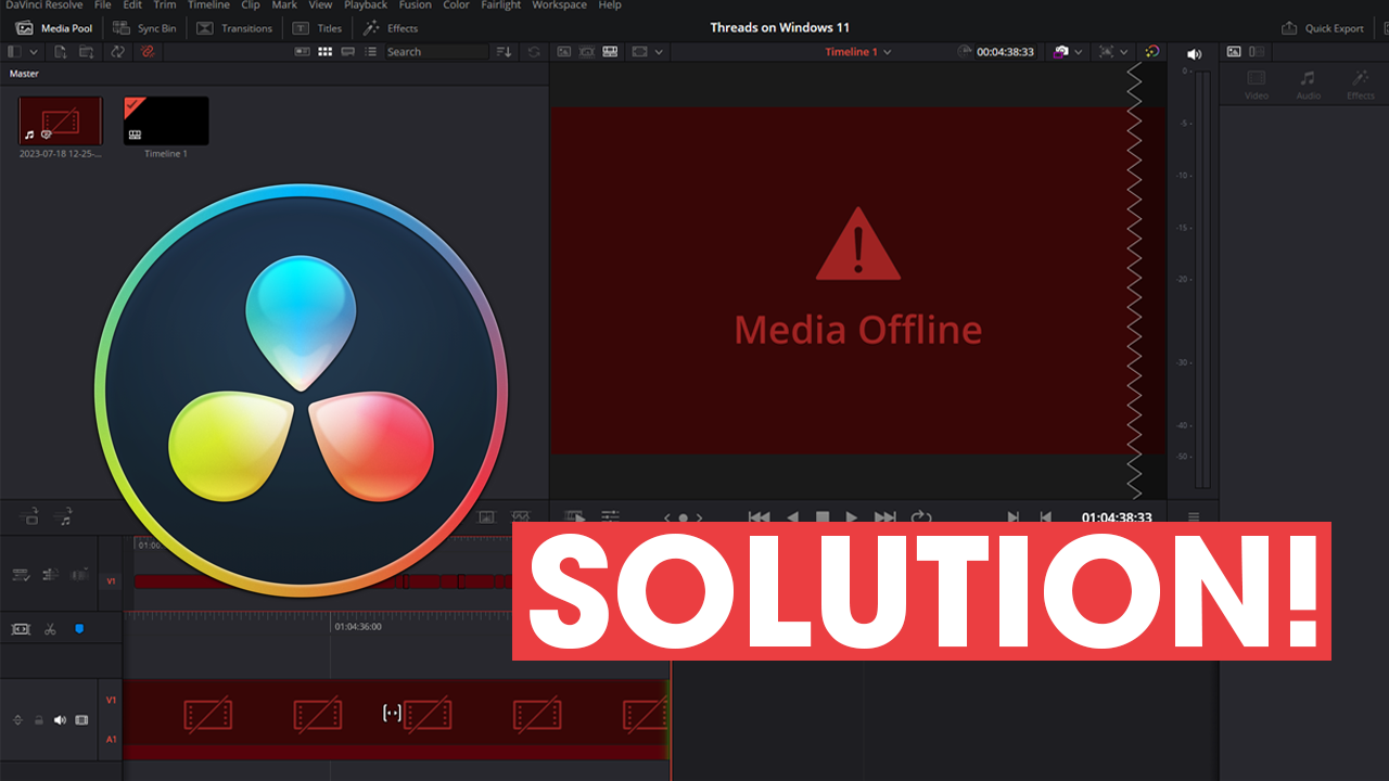 How to Fix Media Offline Error in DaVinci Resolve. How to Fix Media Offline Error in DaVinci Resolve.