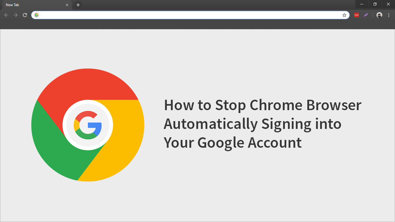 How to Stop Chrome Browser Automatically Signing into Your Google Account. How to Stop Chrome Browser Automatically Signing into Your Google Account.
